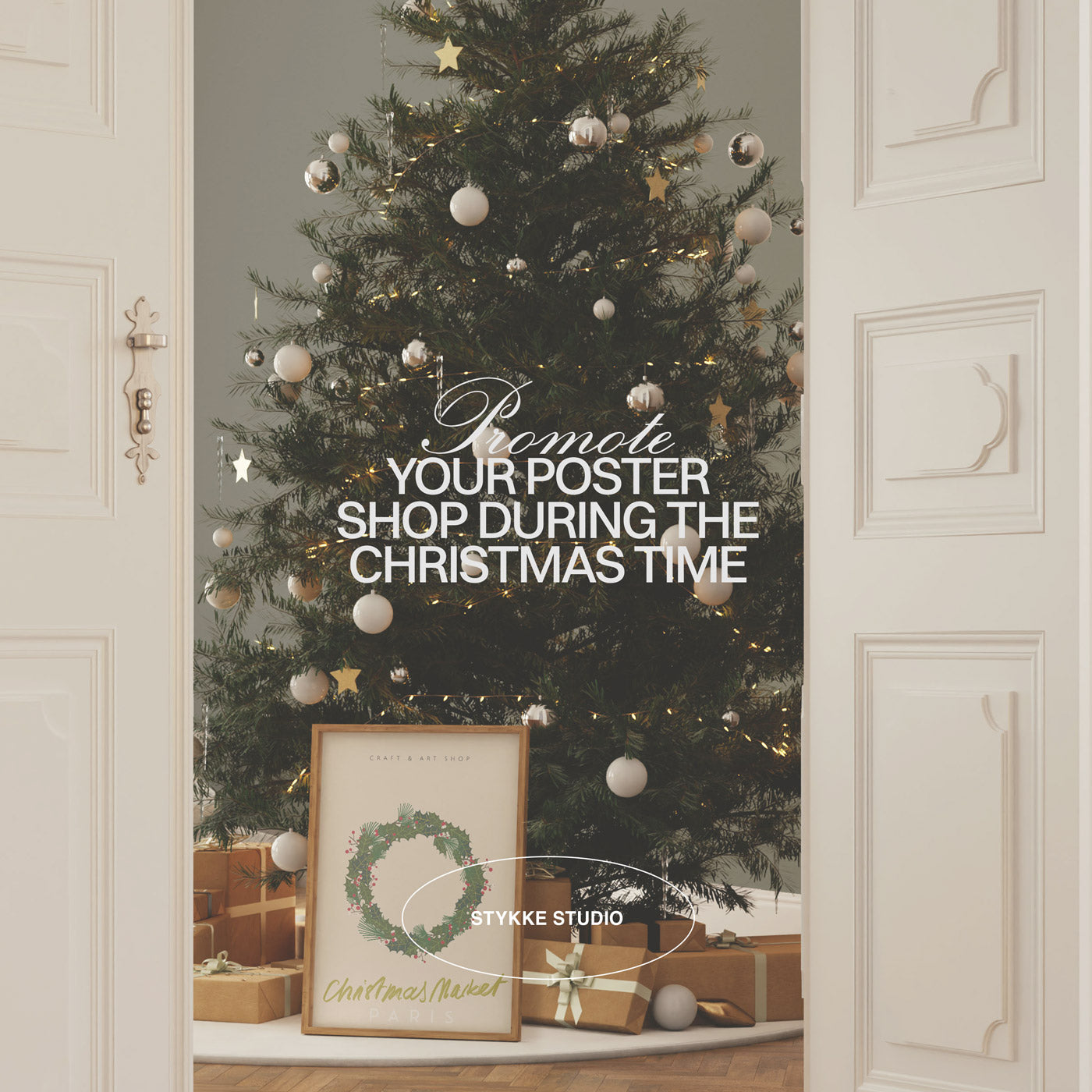 How to promote your poster shop during the Christmas time on Instagram ...