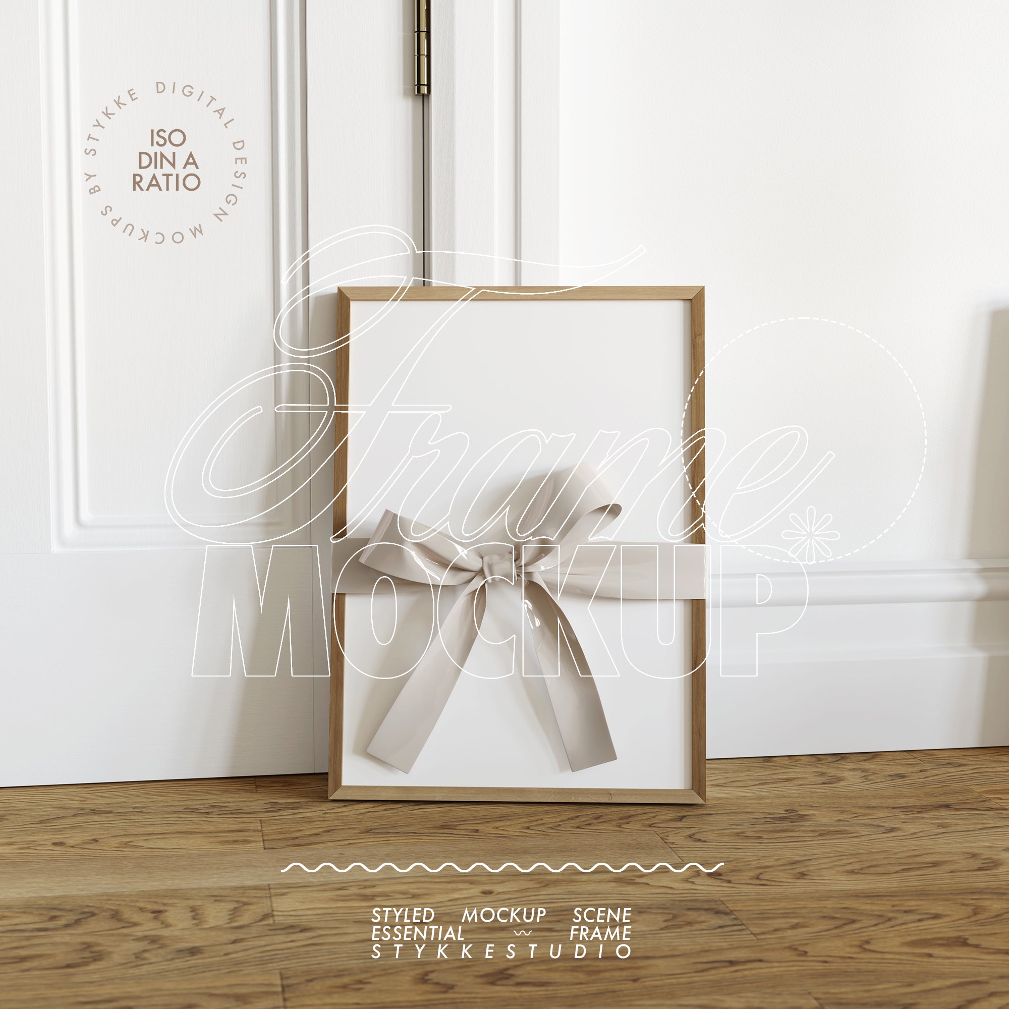 Frame Mockups for Art & Prints | Festive Minimalist – Stykke Studio
