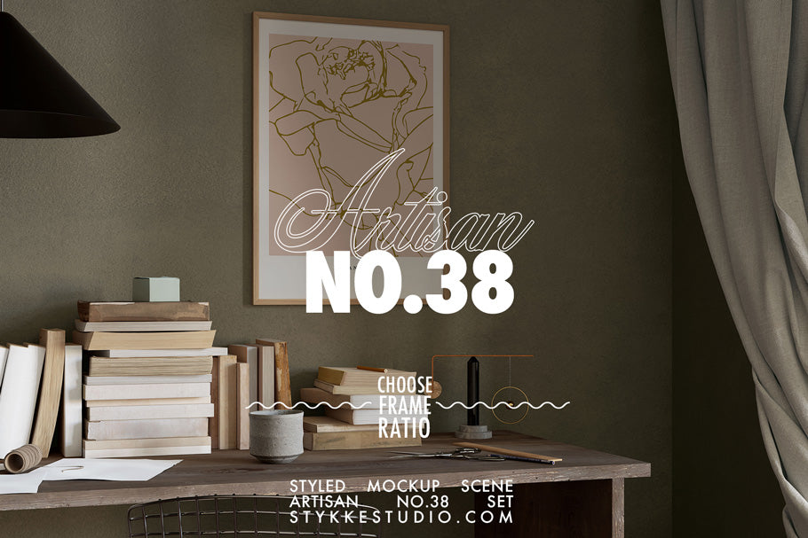 ARTISAN NO. 38 | Frame Mockup Set – Stykke Studio