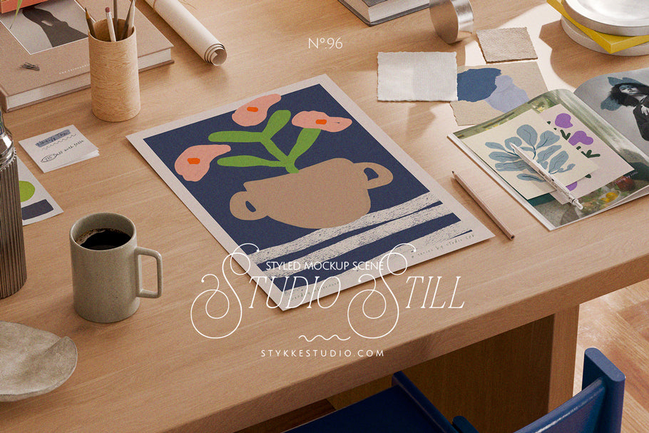 STUDIO STILL NO. 96 | Poster Mockup Set – Stykke Studio