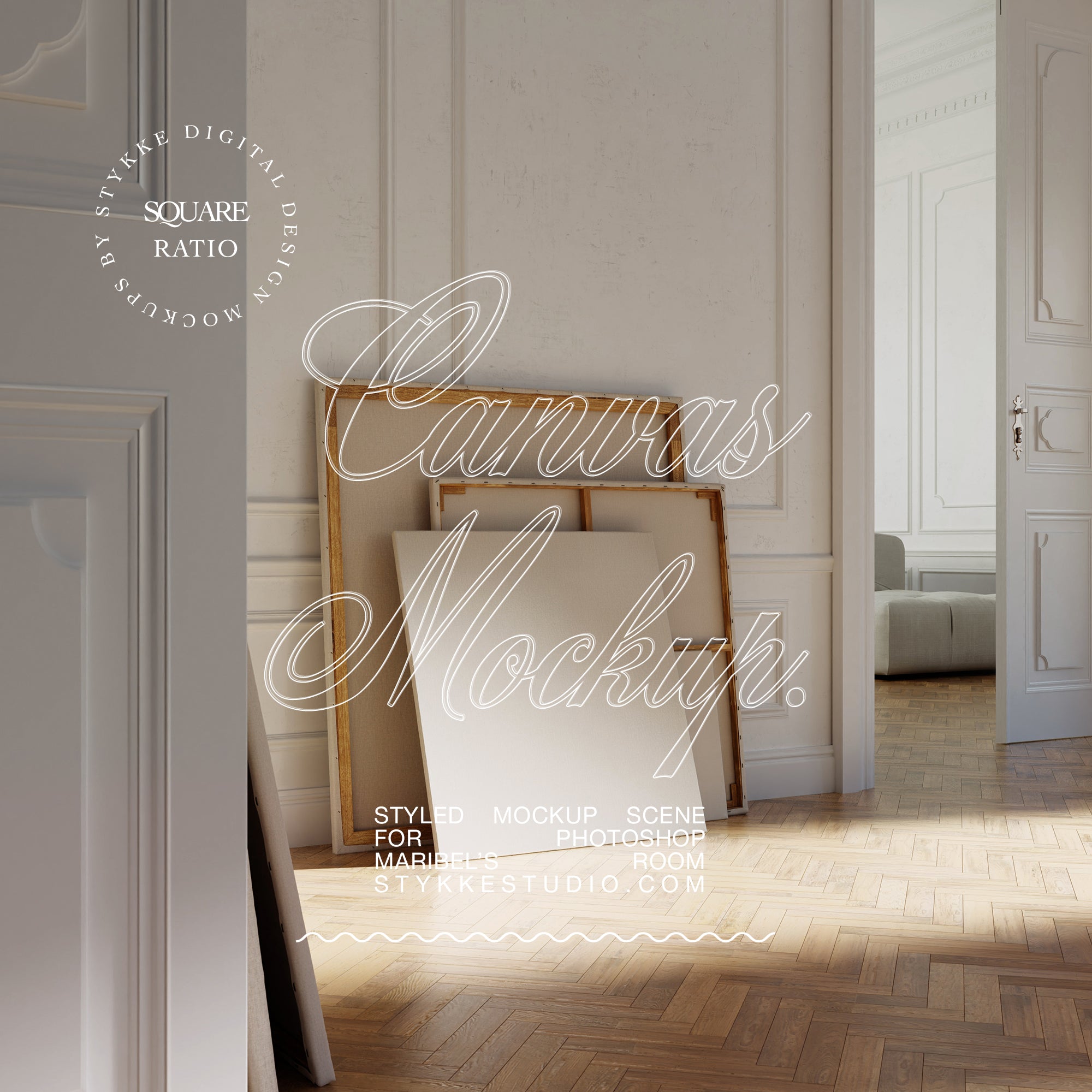Maribel's Room 4 | Canvas Single Mockup – Stykke Studio