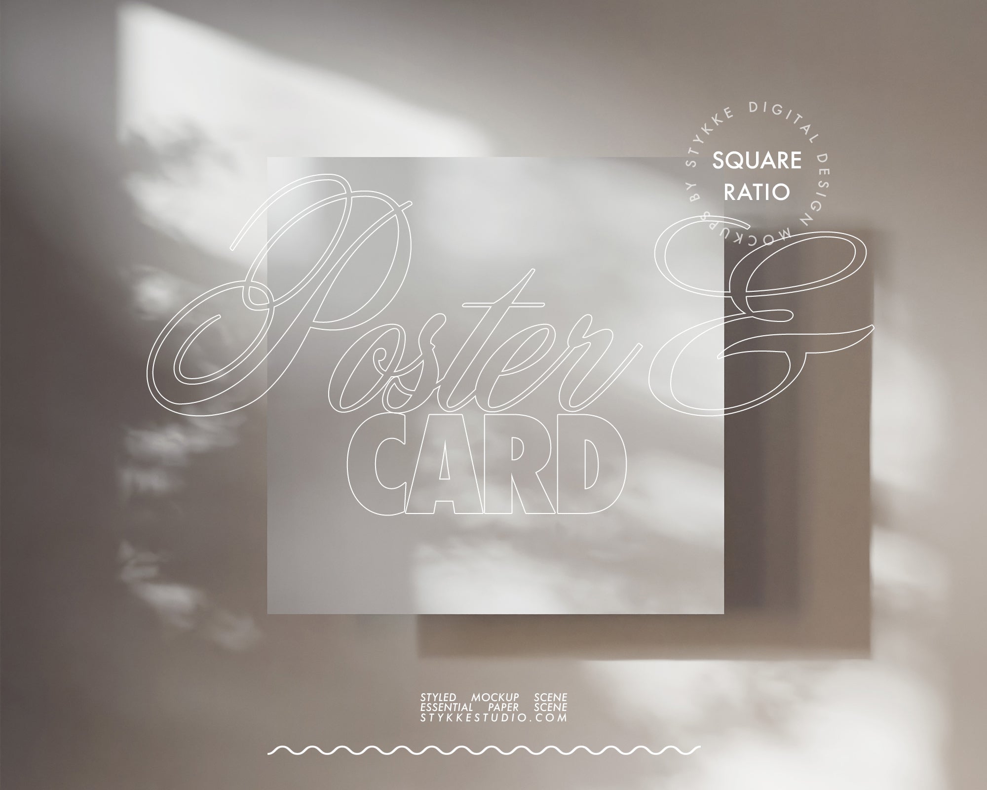 Mockups for Art | Poster & Card 03 – Stykke Studio