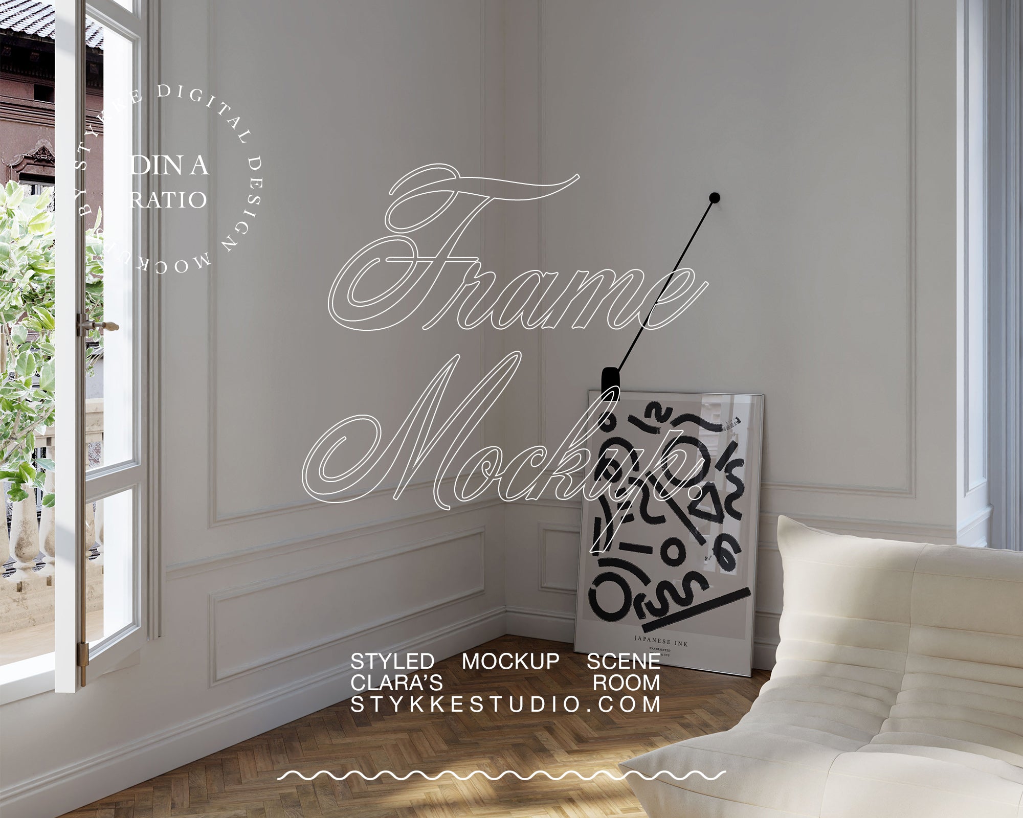 Clara's Room 12 | 1 Frame Single Mockup – Stykke Studio