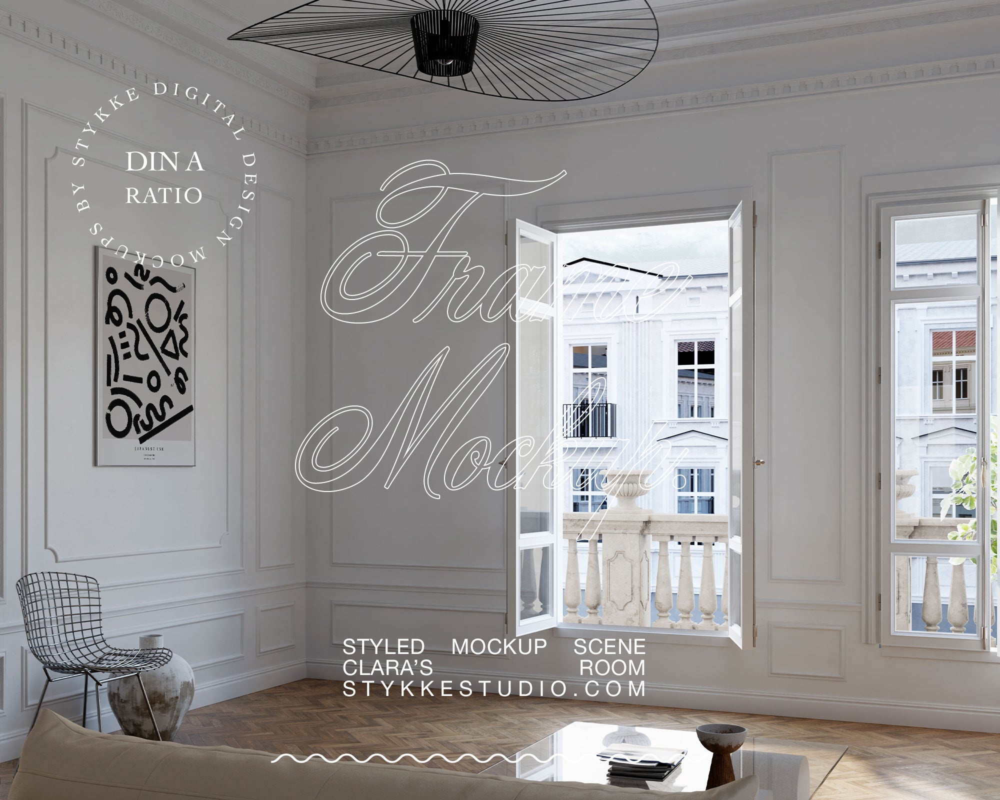Clara's Room 6 | 1 Frame Single Mockup – Stykke Studio