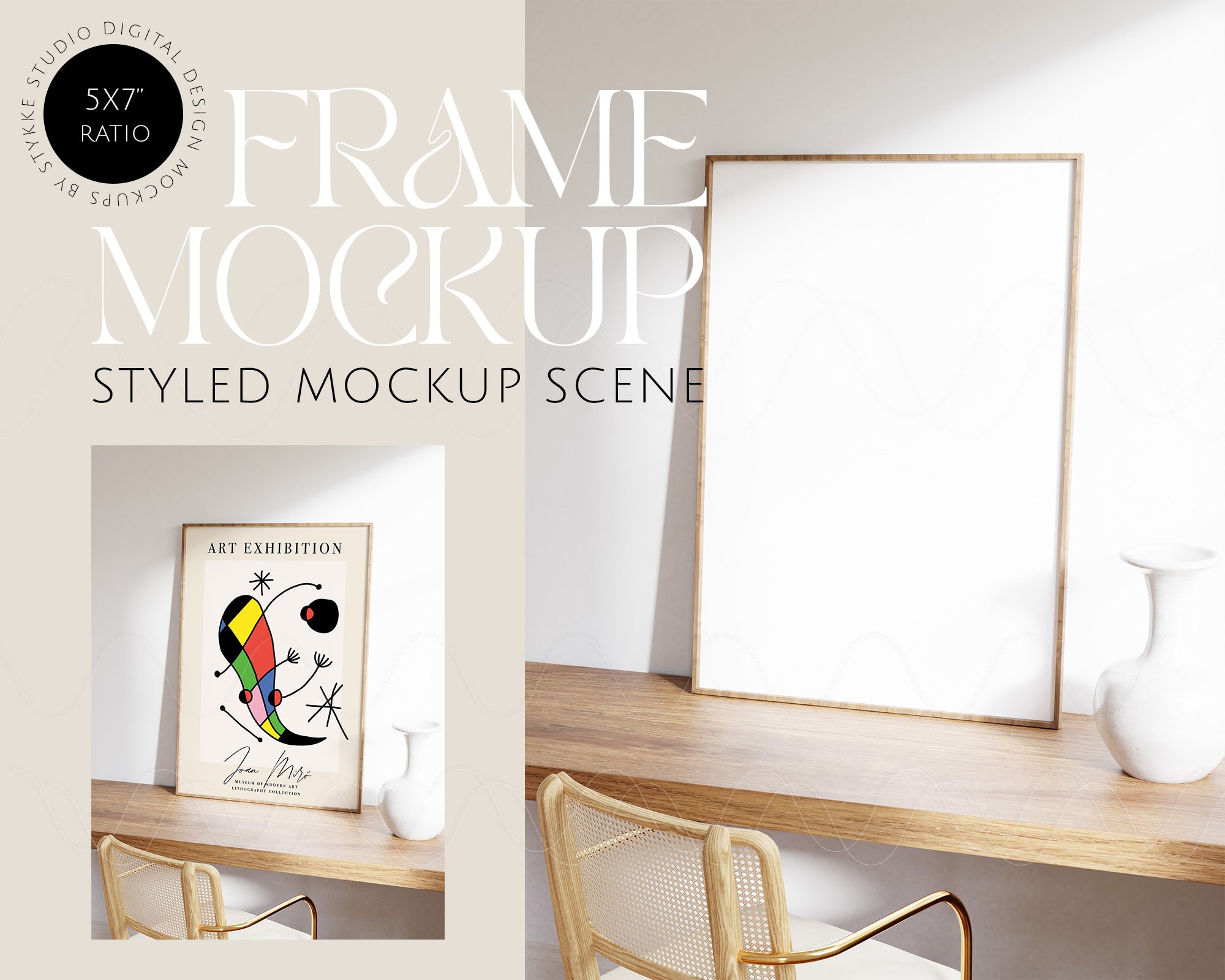 Apartment Light 10 | 1 Frame Single Mockup – Stykke Studio
