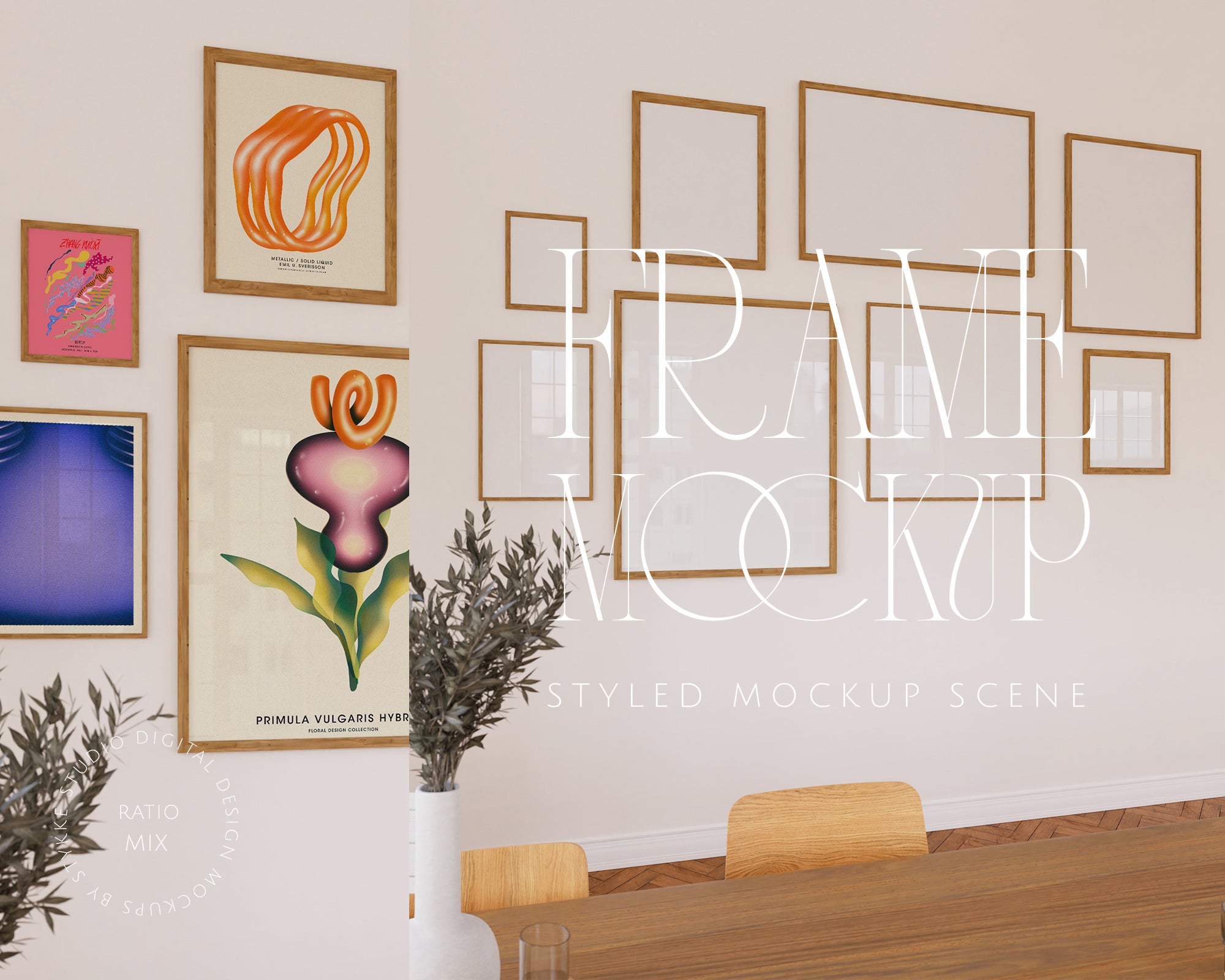 Freya's Room 35 | Gallery Wall Frame Mockup – Stykke Studio