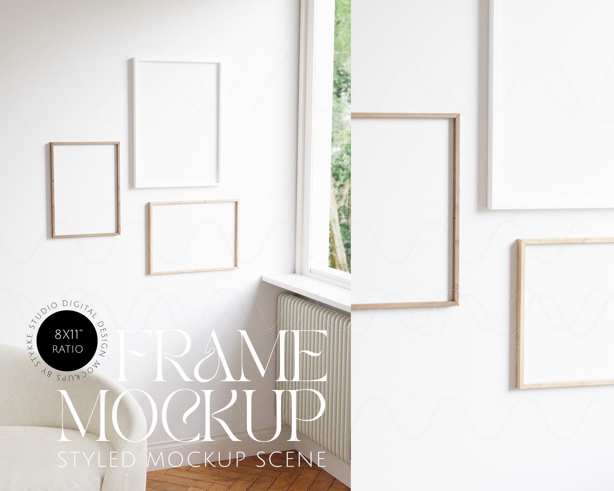 Mixed Frames 03 | 3 Frame Single Mockup – Stykke Studio