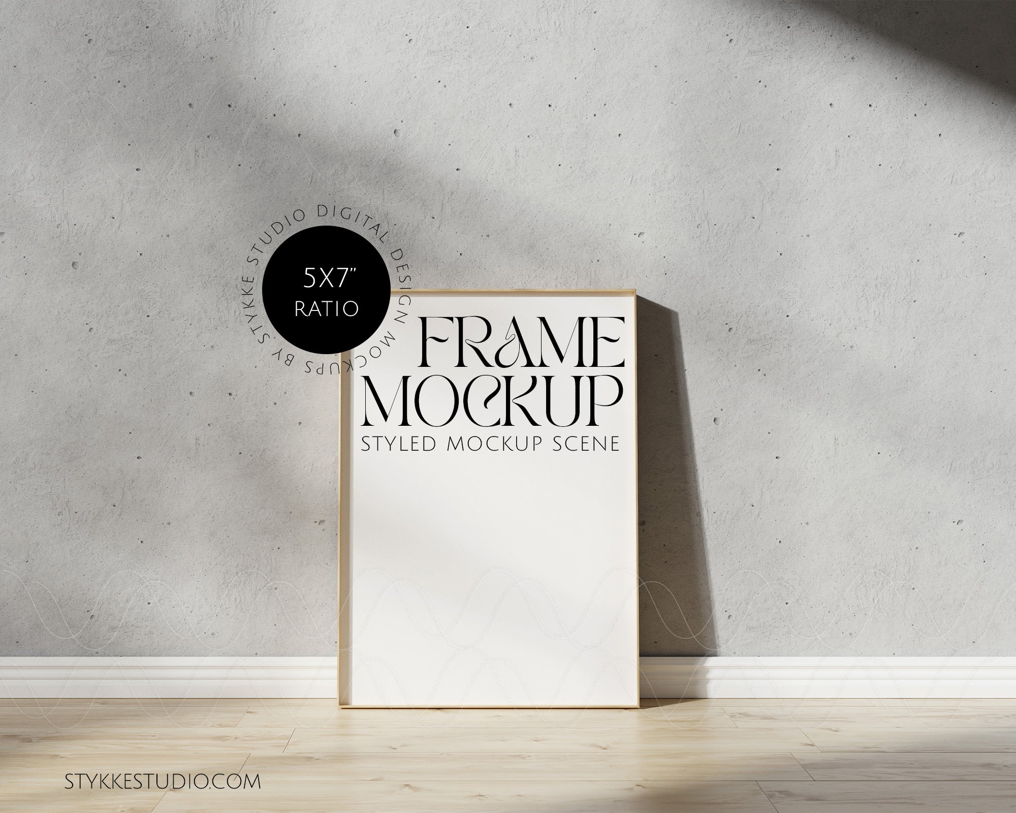 Concrete 08 | 1 Frame Single Mockup – Stykke Studio